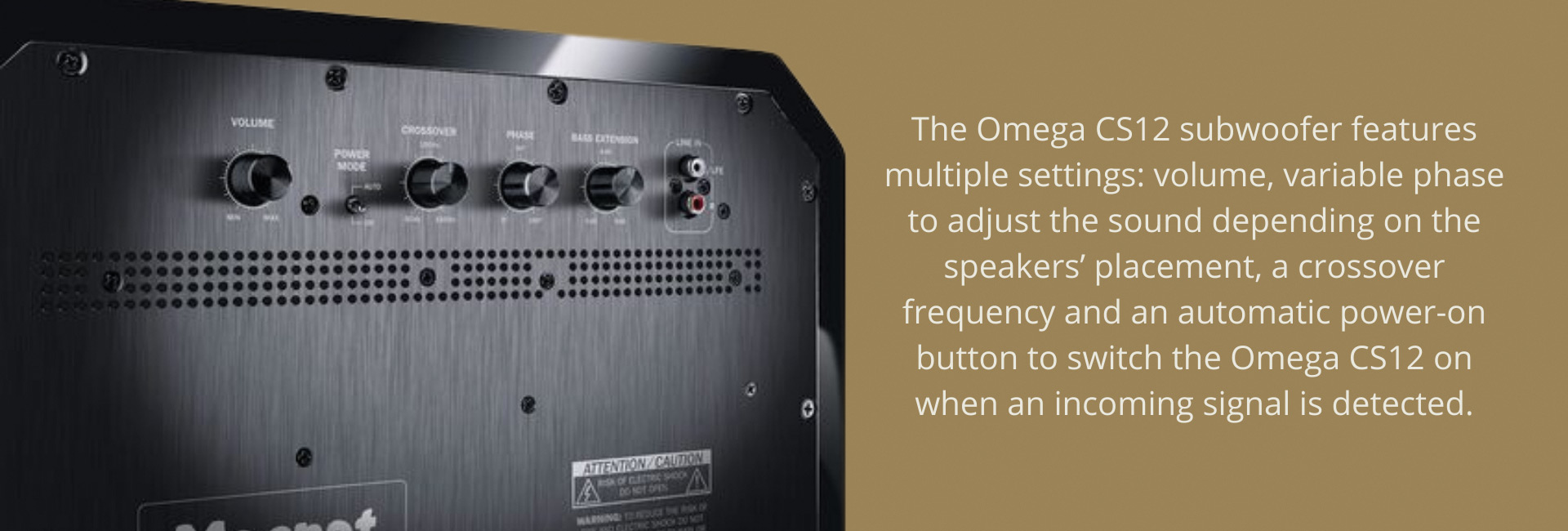 Omega CS 12 | MAGNAT Website